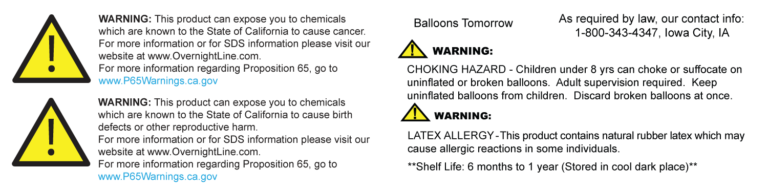 Custom Printed Balloons for Helium | Balloons Tomorrow