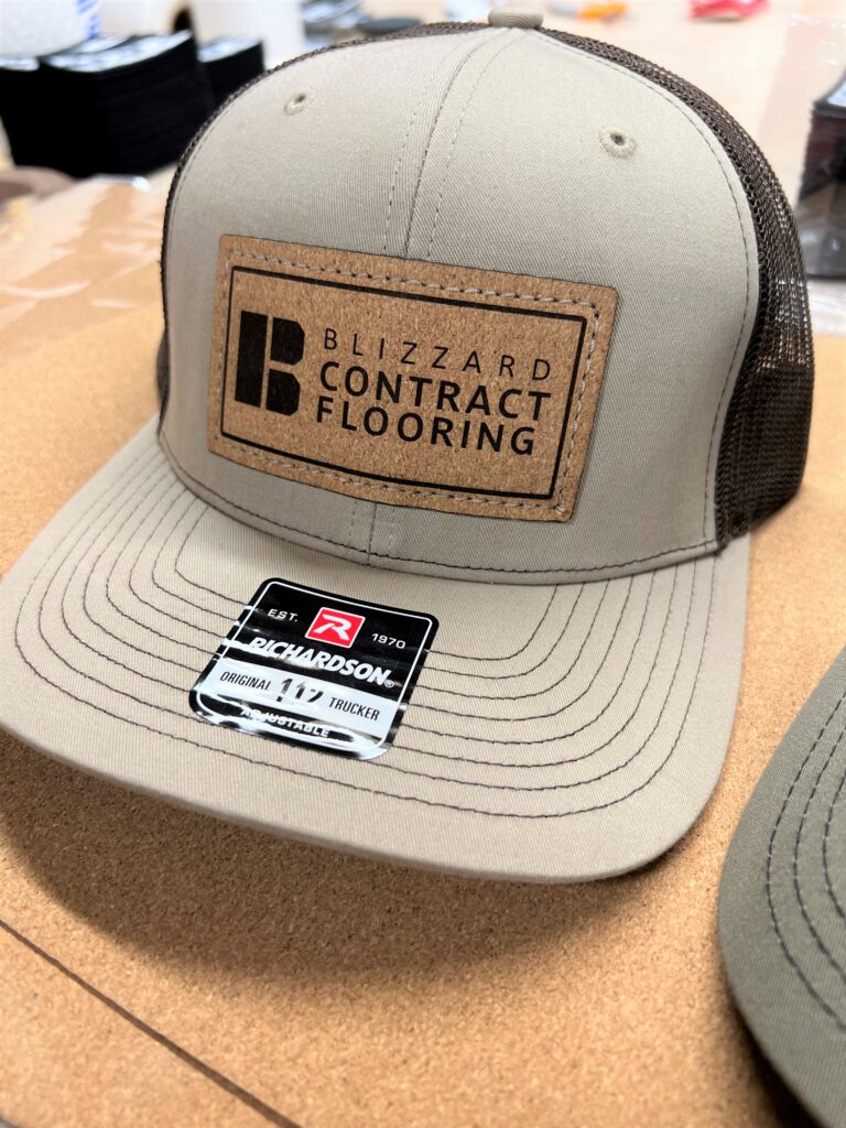 Customized Cork Patches on Trucker Hats | Balloons Tomorrow