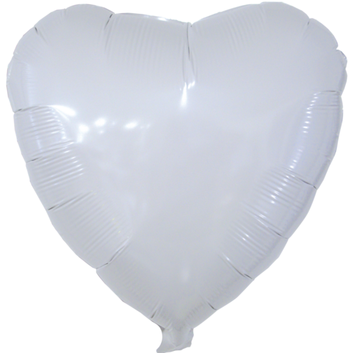 White (Heart) - Balloons Tomorrow